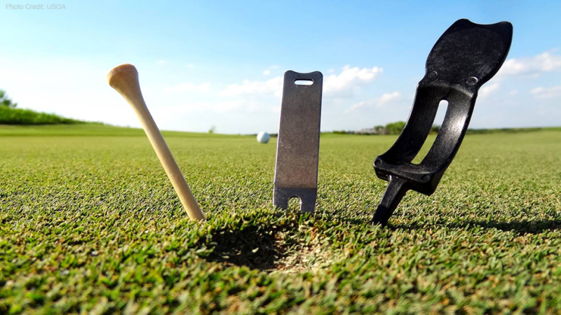 How To Properly Repair A Ball Mark - SOCAL Golfer