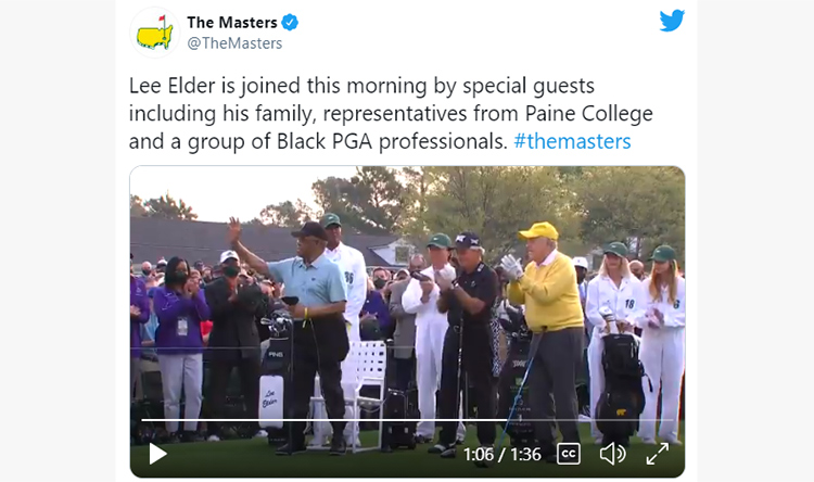 Jack Nicklaus, Gary Player, Lee Elder kick off Masters as honorary ...