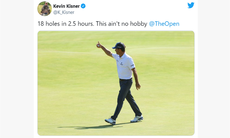 Kevin Kisner plays final round of the Open in 150 minutes - SOCAL Golfer