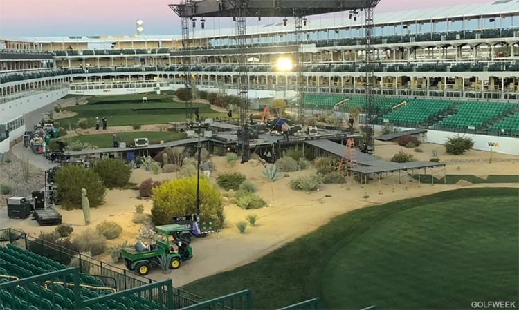 Stage is set for first concert on the 16th hole at TPC Scottsdale ...