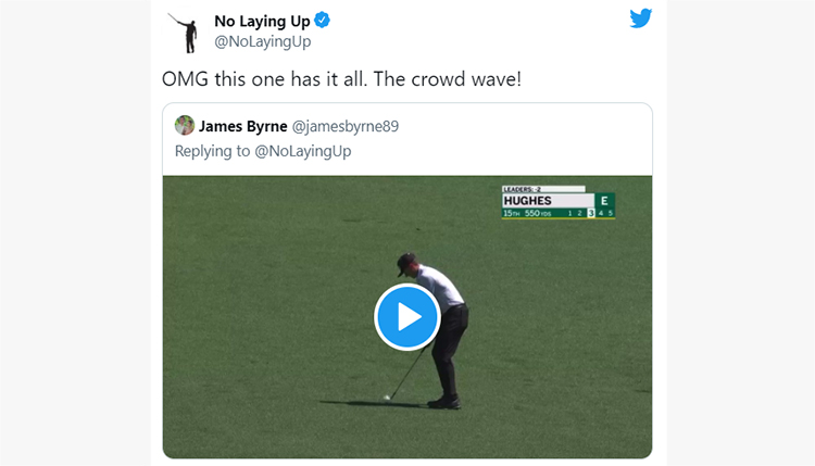 Pro cold-shanks, knocks over caddie, scares patron — and tips his cap ...