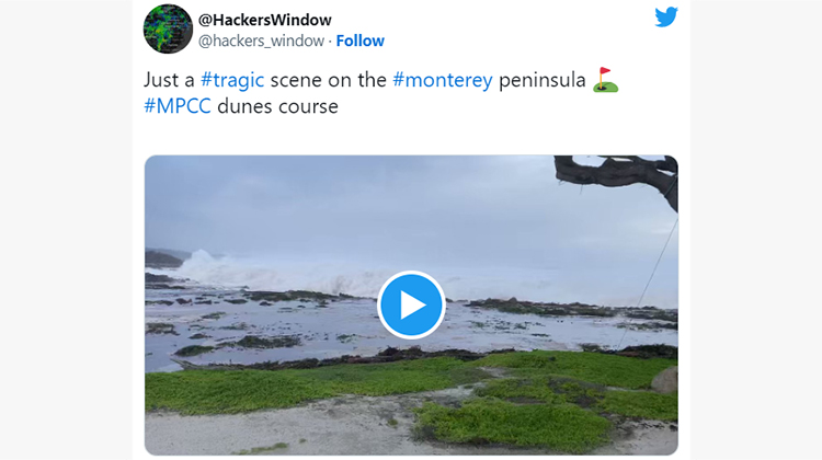 Dramatic video shows impact of 'atmospheric river' storms on Monterey ...