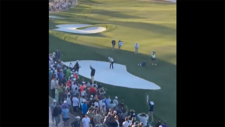 Was this Jordan Spieth’s best-ever bunker shot? Even Michael Greller ...