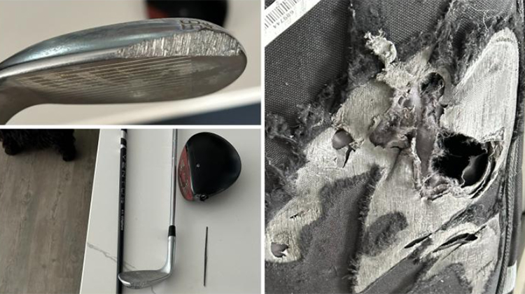 Tour Pro fuming after United Airlines destroy his golf bag en-route to ...