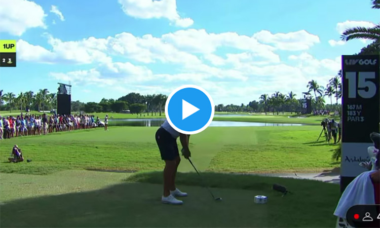 WATCH: Dustin Johnson hits huge hosel rocket at LIV Golf finale - SOCAL ...