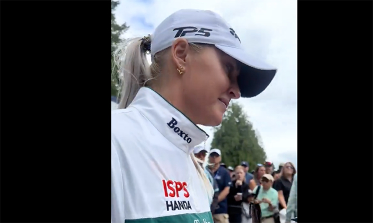 Charley Hull signed a very unusual item for a fan at last week’s PGA ...